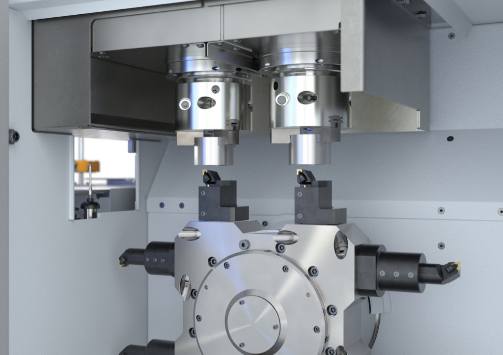 VL 1 TWIN EMAG Dual-Spindle Turning Center with Loading Robot - Video