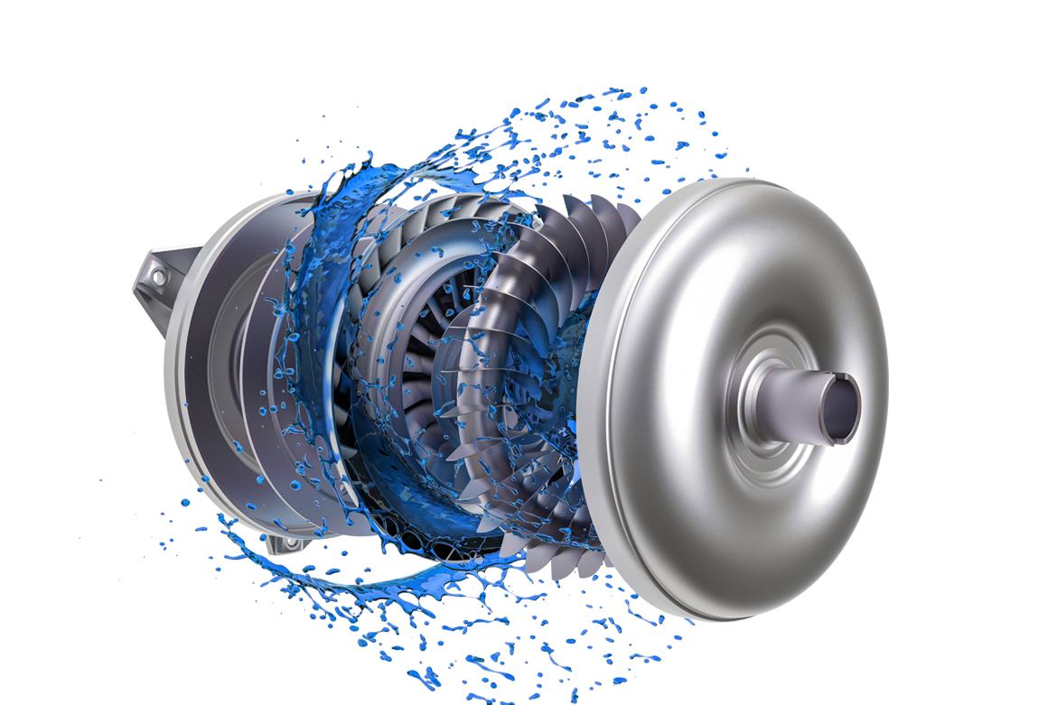How does a torque converter transmission work?