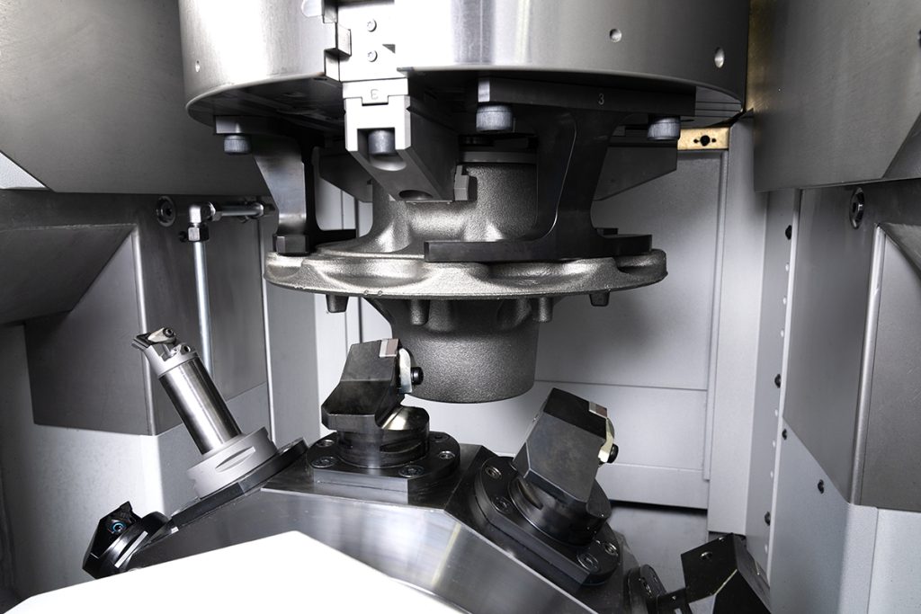 Rapid machining of large components for commercial vehicle production