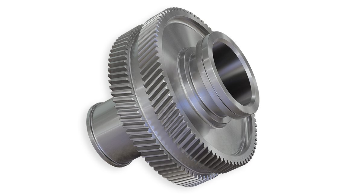 Double helical gears precision profile grinding