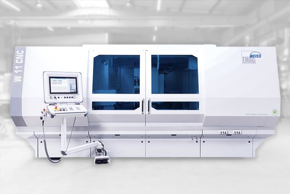 Vista general a la rectificadora cilíndrica W 11 CNC