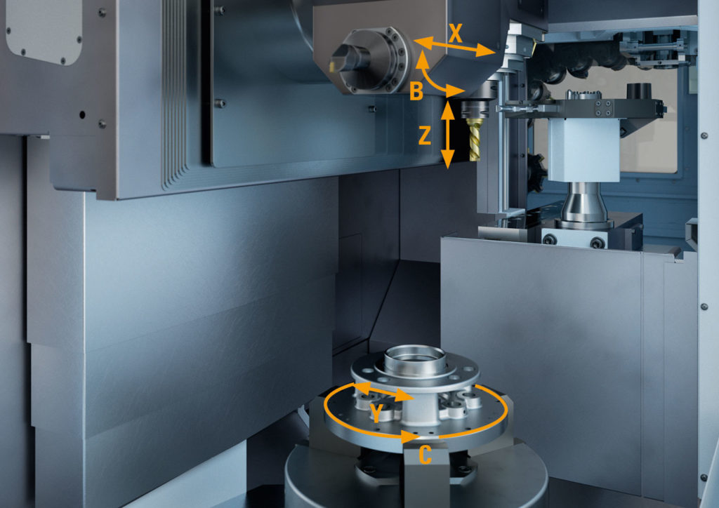 VMC 450-5 MT: Schnelle Schwerzerspanung mit EMAG