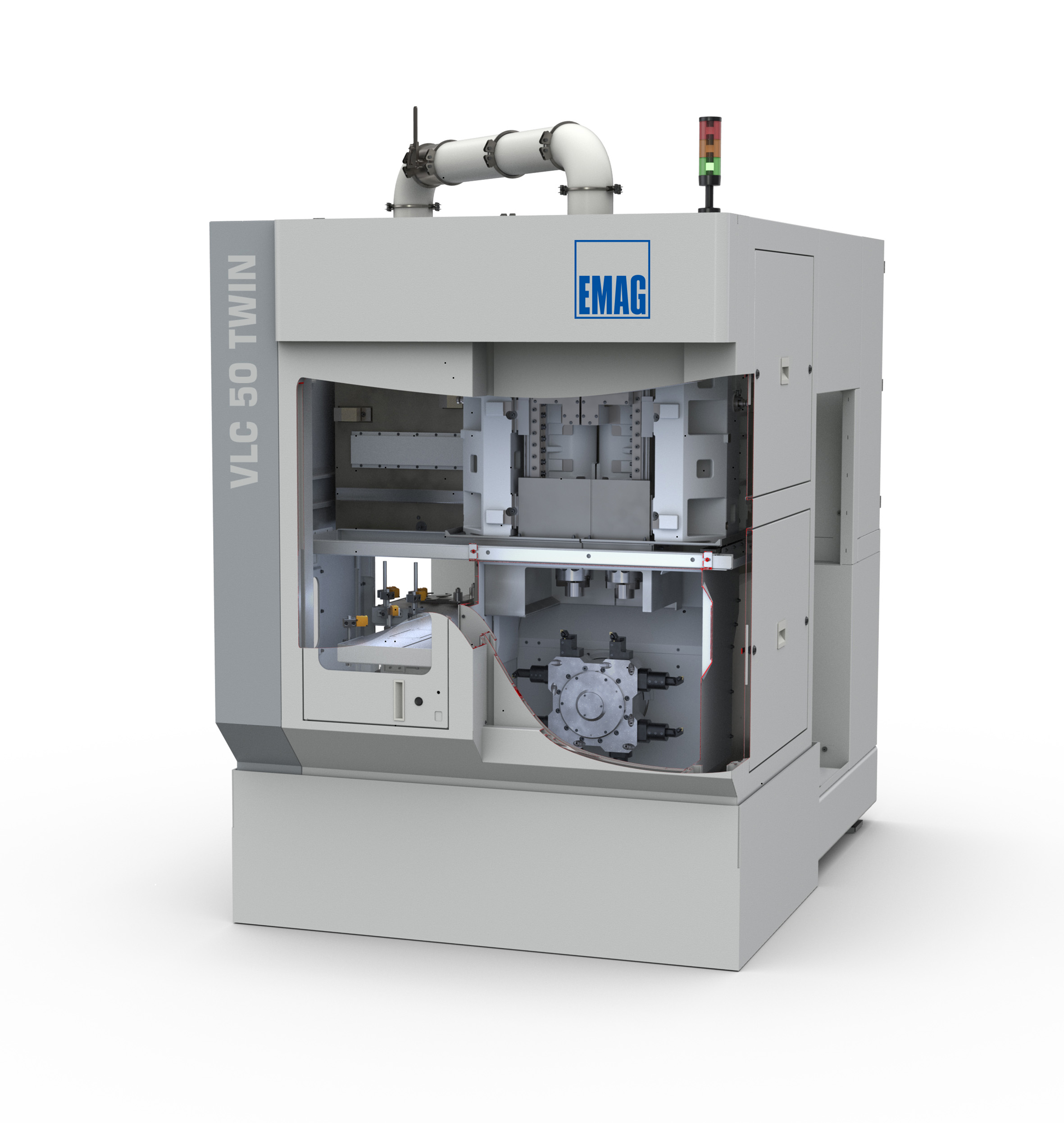 Vorstellung der neuen VLC 50 TWIN Drehmaschine von EMAG