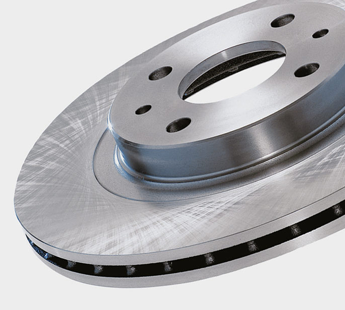 Grinding of coated brake discs