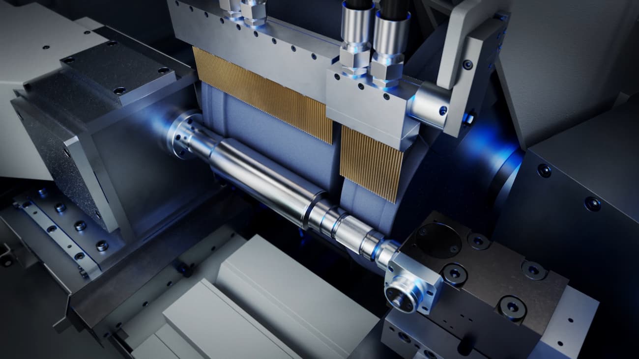 EMAG line: producing rotor shafts fully automatically